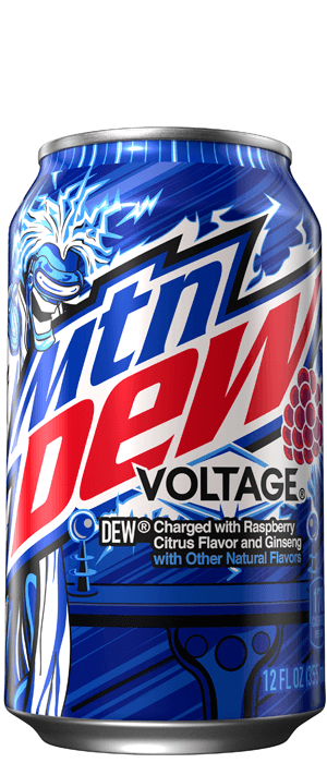 [Pack of 12] Mountain Dew VOLTAGE - 355ML
