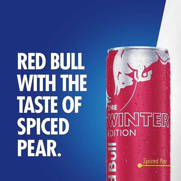 [Pack of 24] Red Bull Energy Drink Winter Edition Spiced Pear 250ml