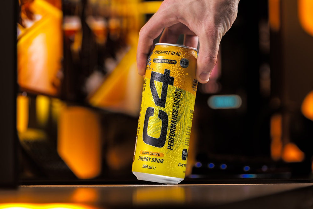 [Pack of 12] C4 Pineapple Head Zero Sugars Energy Drink - 500 ML