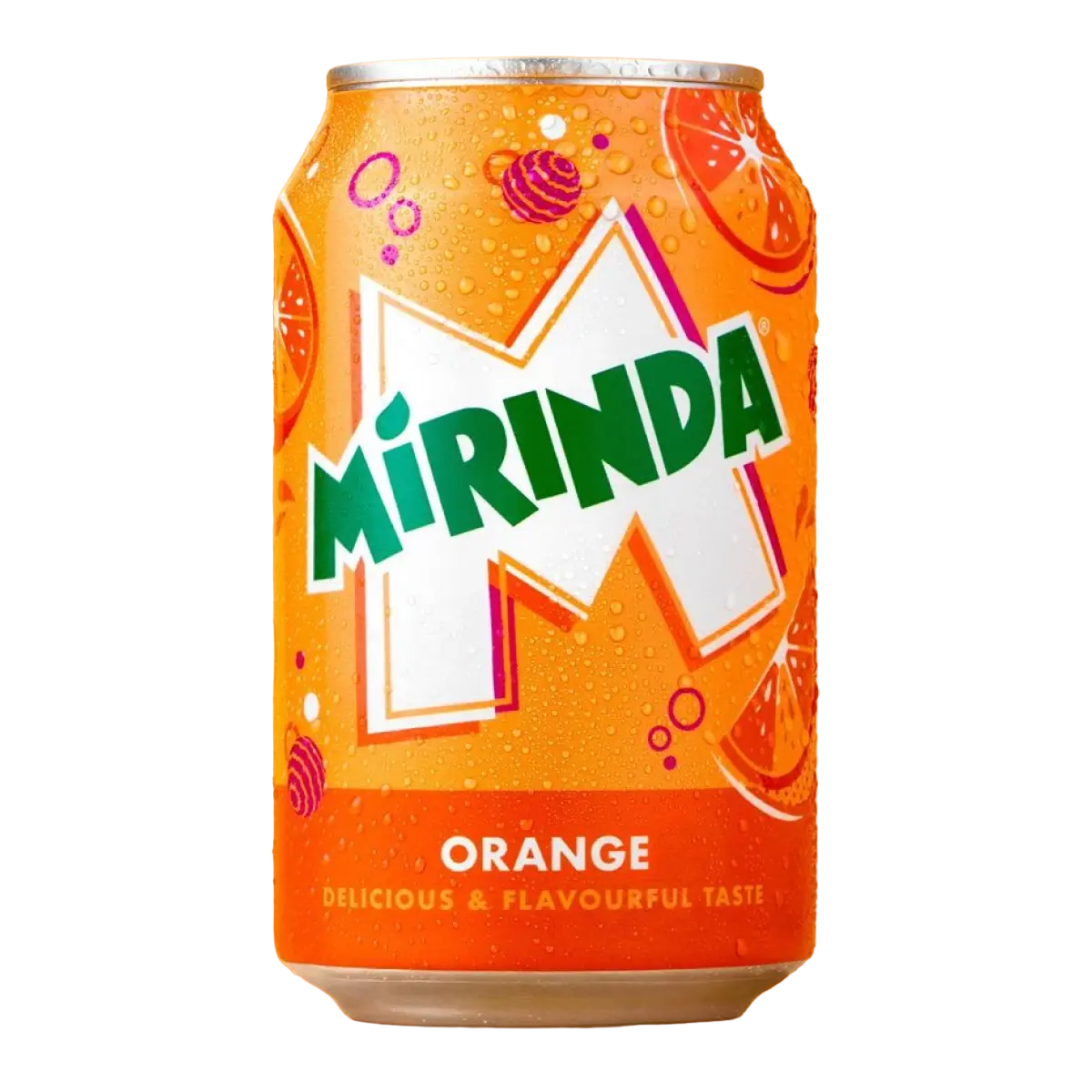 [Pack of 24] Mirinda Orange Soda - 330ML