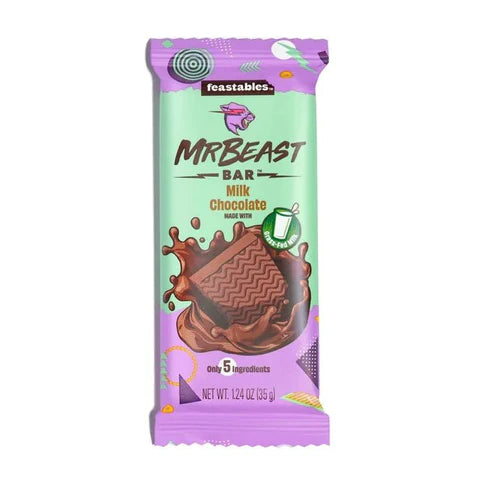 [Pack of 10] Feastables MrBeast Milk Chocolate Bar 35g