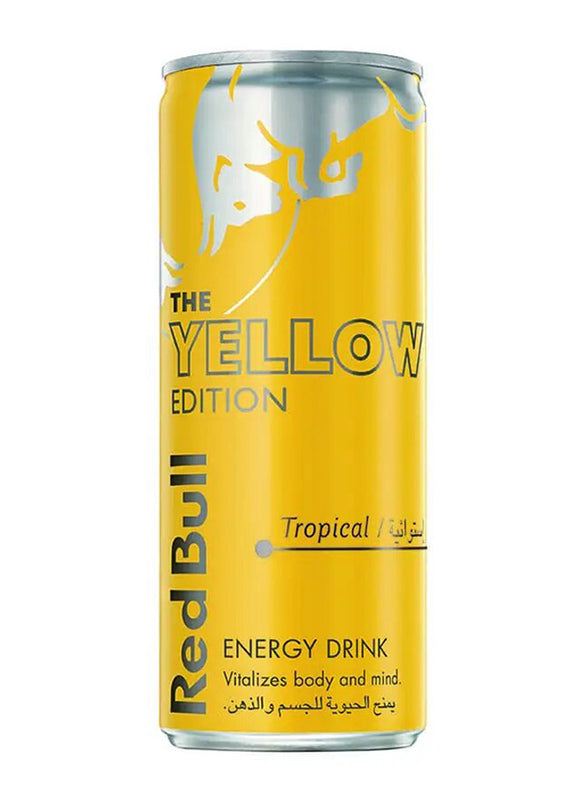 X340-Red Bull Energy Drink Yellow Edition 250ml